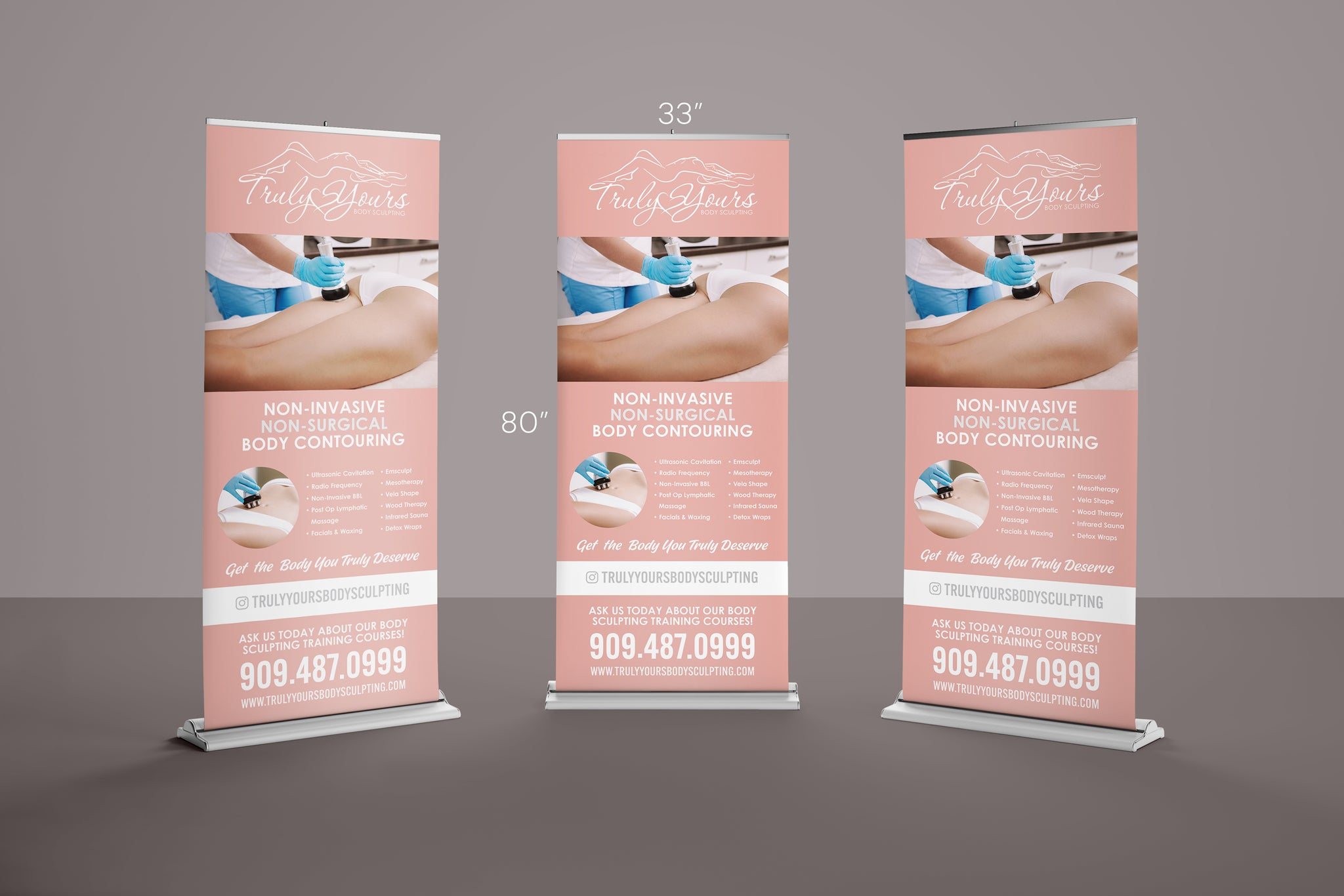 Deluxe Roll Up Banner + Stand – Golden State Print